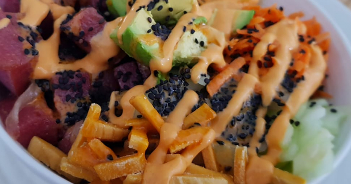 Poke de atún con mango - Benmart